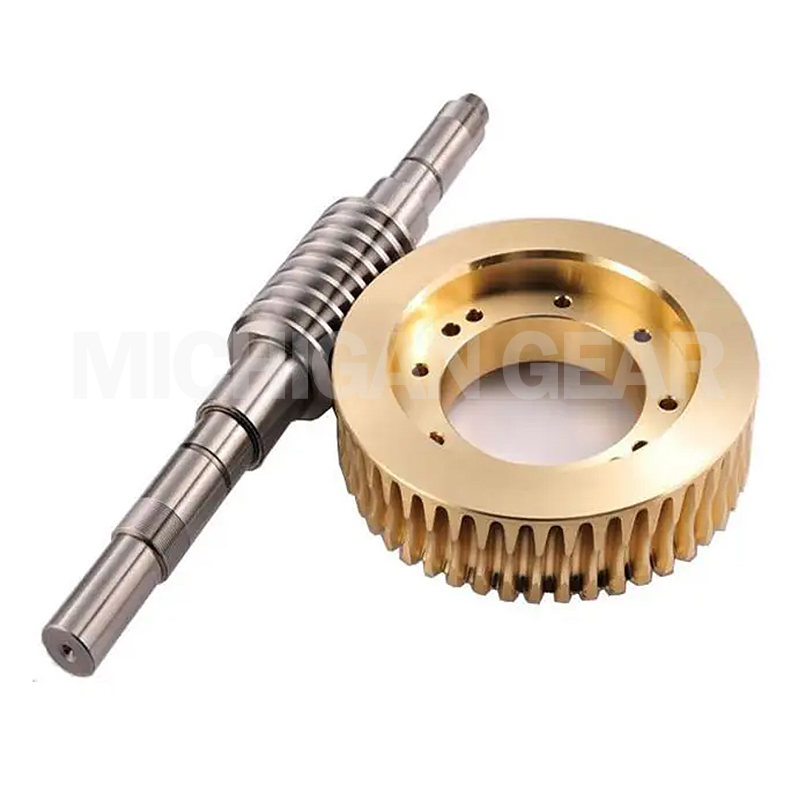 Heavy Duty Bronze Worm Gear And Wheel Set Used In Lifted Parking ...